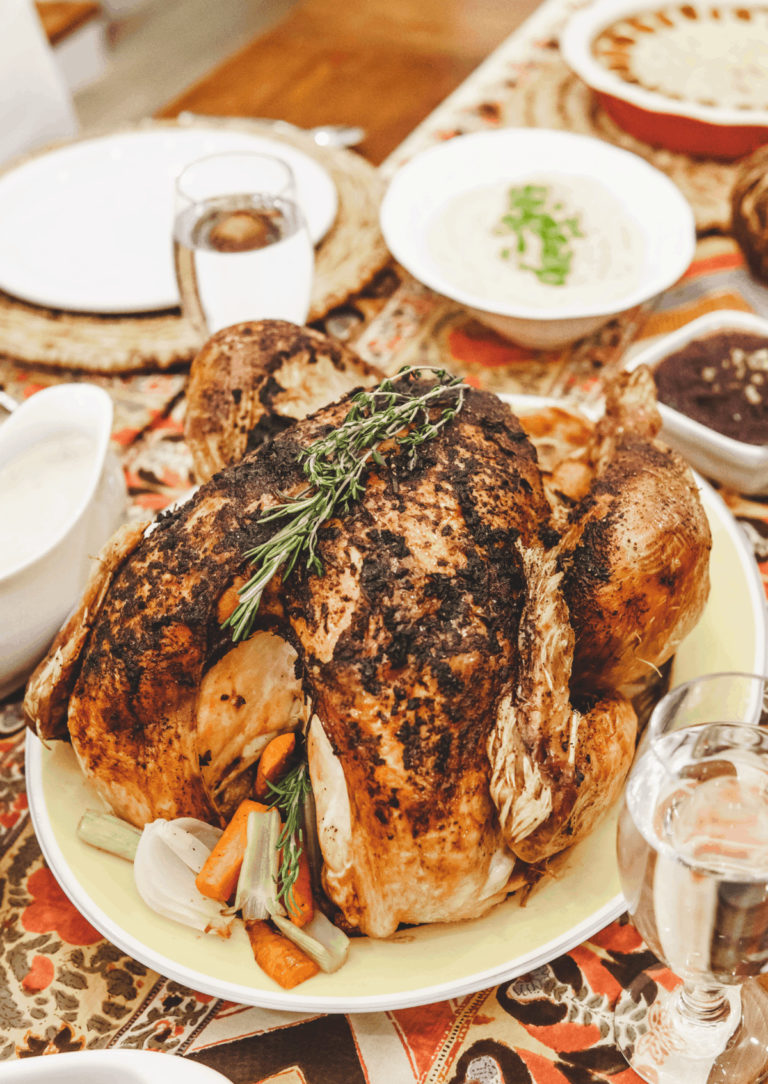 Keto Roasted Turkey with Garlic and Herb Compound Butter - Clean Keto ...