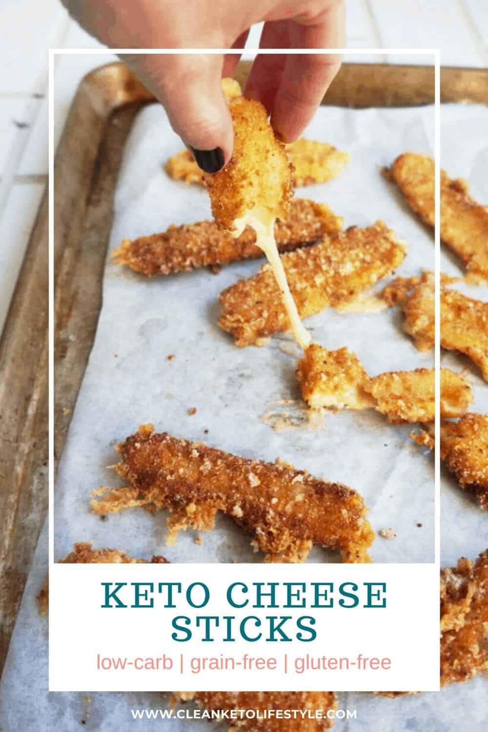 Keto Cheese Sticks with Dipping Sauce - Clean Keto Lifestyle